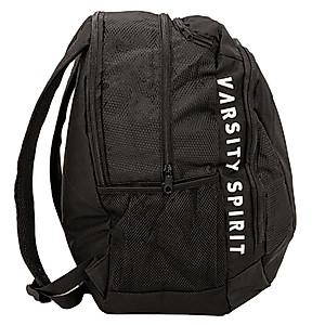 Varsity Spirit Cheer Backpack for Cheerleaders and Athletes - Durable, Spacious with Extra Pockets for Uniforms, Dance Gear & Gym Essentials - Versatile Cheerleading Bag for Practice & Travel - Black