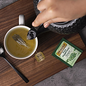 Twinings Pure Peppermint Herbal Tea Individually Wrapped Bags, 20 Count (Pack of 1), Fresh Minty Flavour, Naturally Caffeine-Free, Enjoy Hot or Iced | Packaging May Vary