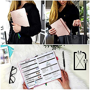 Clever Fox Planner – Undated Weekly & Monthly Planner for Productivity, Time Management & Goals – Organizer Journal – A5 (Hot Pink)