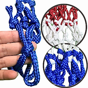 SperoPro Basketball Net - 7.16 Oz Professional Basketball Net Replacement Outdoor All Weather Anti Whip - Heavy Duty Basketball Hoop Net Replacement for Indoor or Outdoor Rim