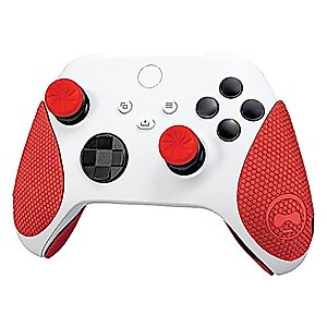 KontrolFreek FPS Freek Inferno Performance Kit for Xbox One and Xbox Series X Controller | Includes Performance Thumbsticks and Performance Grips | Red