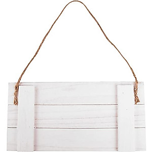 Wood Plank Hanging Sign for the Office, Human Resources (13.75 x 7")