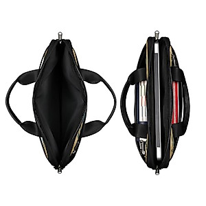 Ancient Human Laptop Computer Bag Waterproof Shoulder Messenger Bag 13-15 inch Durable Laptop Tote Bag with Shoulder Strap Handle Lightweight Crossbody Briefcase