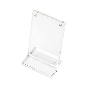 ZIGFRUIT Baseball Card Display Stand Clear Acrylic Sports Graded Card Easel Holders Case Magnetic Frame (1)