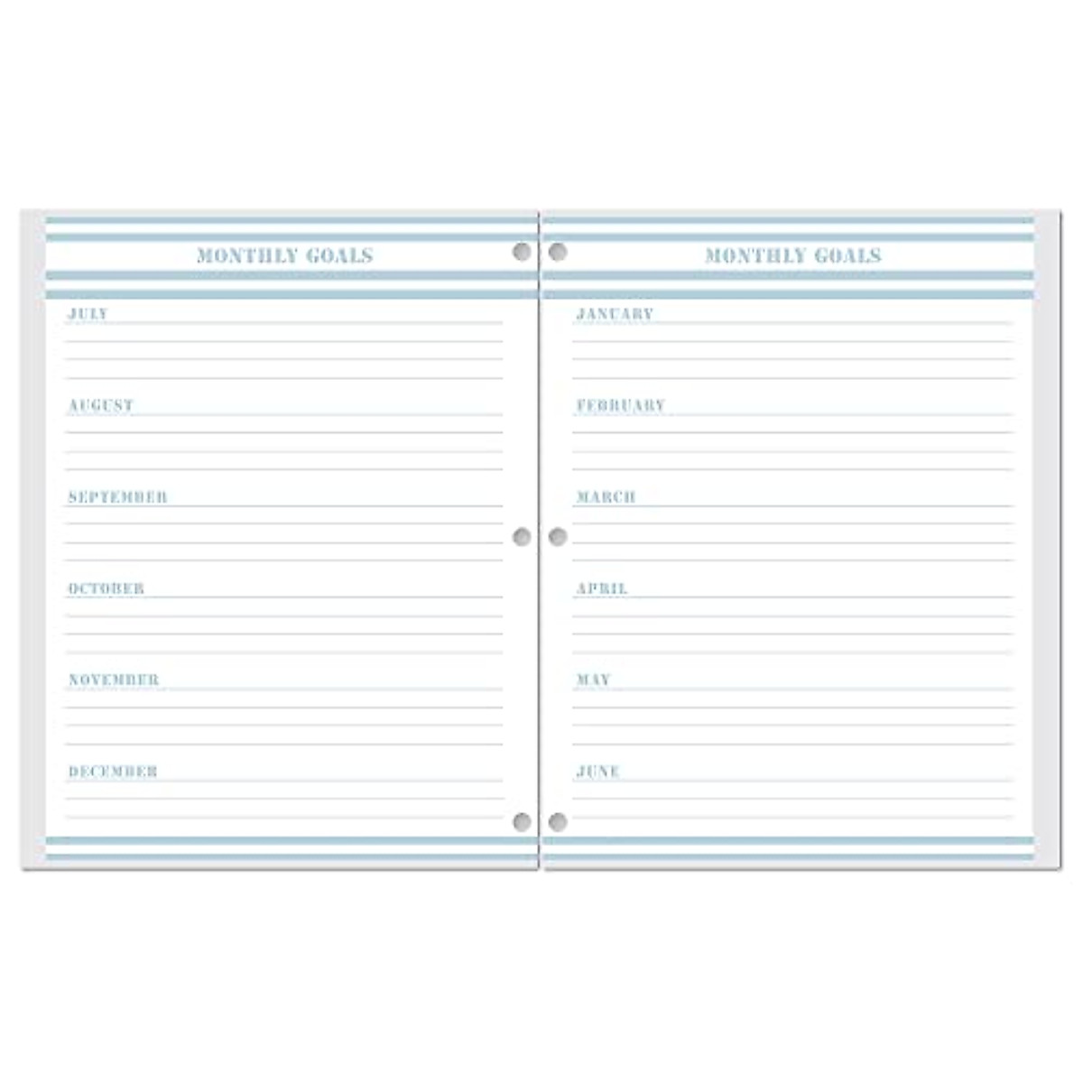 Office Depot® Brand Fashion Monthly Academic Planner, 8-1/4" x 10-3/4", Stripes, July 2022 to June 2023, ODUS2133-022