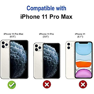 YESPURE Crossbody Case for iPhone 11 Pro Max with Card Holder, Clear TPU Soft Case with Neck Cord Lanyard Strap-Clear and Card Holder for iPhone 11 Pro Max 6.5"