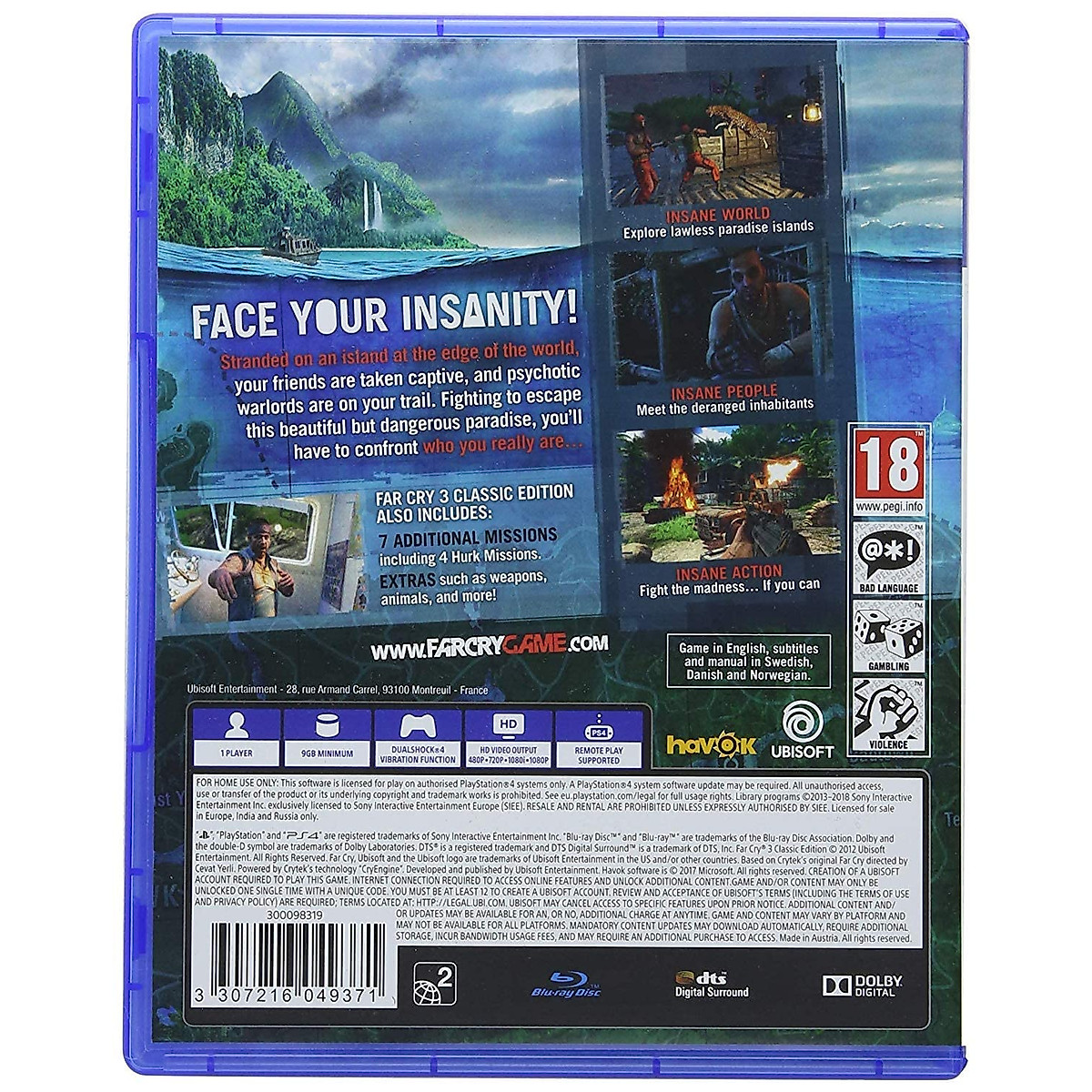 Far Cry 3 Classic Edition (PS4)