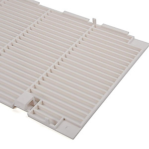 PIT66 RV A/C Ducted Duo-Therm Air Grille, Compatible with Dometic 3104928.019, Replace A-Conditioner Grill with Filter Pad - Polar White