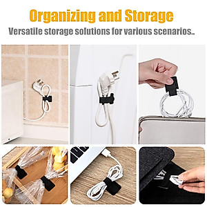 20 PCS Cord Organizer for Appliances, Cable Organizer Cord Holder for Small Kitchen Appliances, Kitchenaid Stand Mixer Air Fryer Coffee Maker Pressure Cooker (Black)