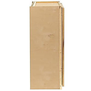 Quicklock RTA (Ready-to-Assemble) 30" Tall Wall Kitchen Cabinets - Shaker Style | 100% Hardwood | Made in America | Soft Close Hardware (Rustic Hickory, 12" D x 24" W x 30" H)