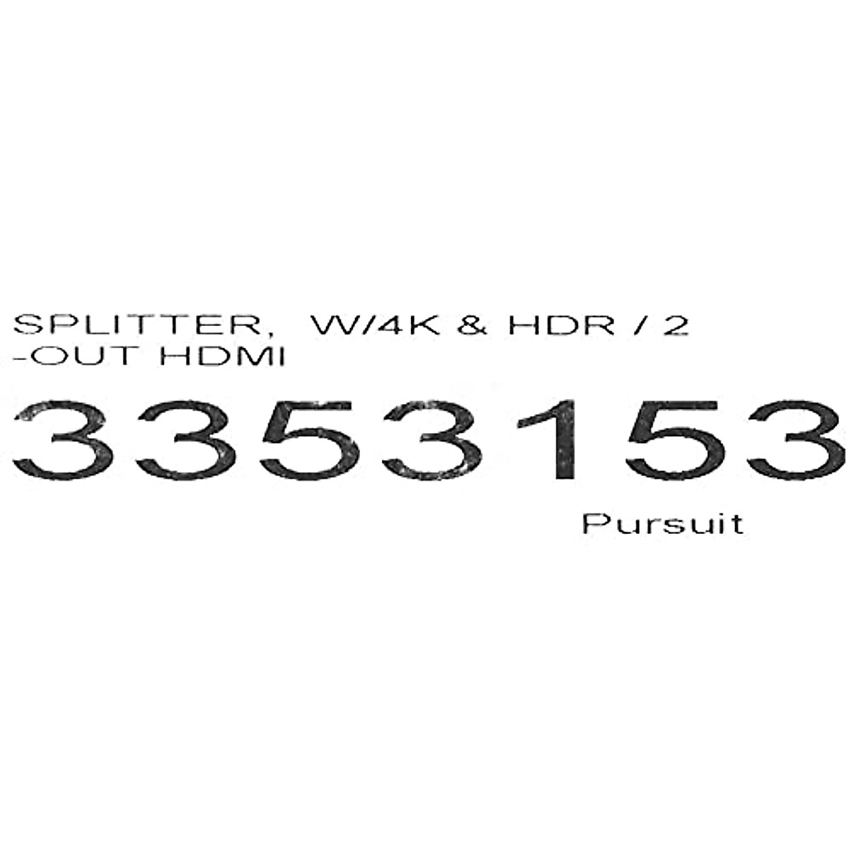 RocketFish HDMI 2-Output Splitter 18GBPS 4k Ultra HD And HDR Compatible