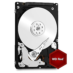 Western Digital 1TB WD Red Plus NAS Internal Hard Drive - 5400 RPM Class, SATA 6 Gb/s, CMR, 16 MB Cache, 2.5" - WD10JFCX