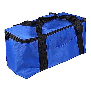 ULTECHNOVO Insulated Bag Beverage Container Food Container Large Shopping Bags Collapsible Basket Foldable Picnic Basket Insulated Basket Blue Pizza Delivery Bag Portable Lunch Cooler Bag