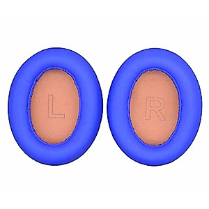 Replacement Earpads Cushions Earmuffs for Anker Soundcore Life Q10 / Q10 BT Headphones (Blue/Orange)