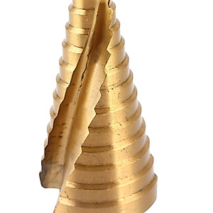 Barb Step Drill Bit, Hole Cutter Tool Multifunctional Drill Bit Step Drill Bit for Metal Wood Stainless Steel Plastic Plates(4mm~12mm)