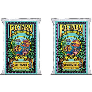 FoxFarm Ocean Forest FX14000 -1.5 Cubic Foot Organic Potting Soil (2-Pack (Original))