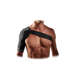McDavid Shoulder Wrap 4-Way Elastic Shoulder Wrap for Adults. Sprains, Injuries, Support. Fits Left or Right Shoulder.