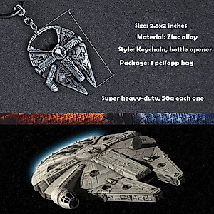 WF FASHION Keychain, Metal Bottle Opener,Beer Opener Gifts for Men and Women