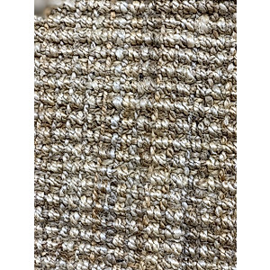 Elyson Chunky Jute Textured Handmade Area Rug, Living Room, Natural Fiber bio Friendly (4x6 FT, Natural)