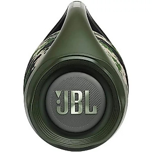JBL Boombox 2 - Bluetooth Speaker, Powerful Sound Bass, IPX7 Waterproof, 24 Hours Playtime, Powerbank, PartyBoost for Speaker Pairing, for Home and Outdoor, and Megen Pertection Bag (Camo)