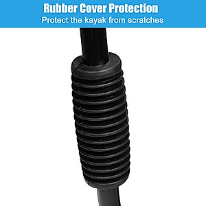 Tengchang 2 Pairs Kayak Storage Wall Mount Rack Ladder Surfboard Canoe Steel Folding Hanger