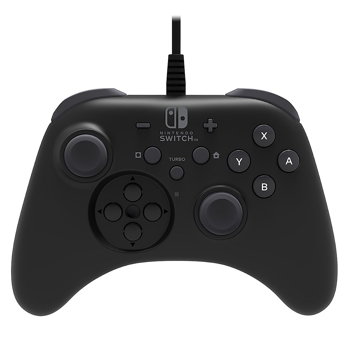 HORI HORIPAD Wired Controller for Nintendo Switch - Turbo Functions, Detachable D-pad, Precision Analog Sticks, Fast-Action Shoulder Buttons