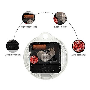 ALAZA Vintage Honey Bee Acrylic Painted Silent Non-Ticking Round Wall Clock, 12 Inch Battery Operated Quiet Bathroom Clock for Living Room Bedroom Kitchen Office Decor