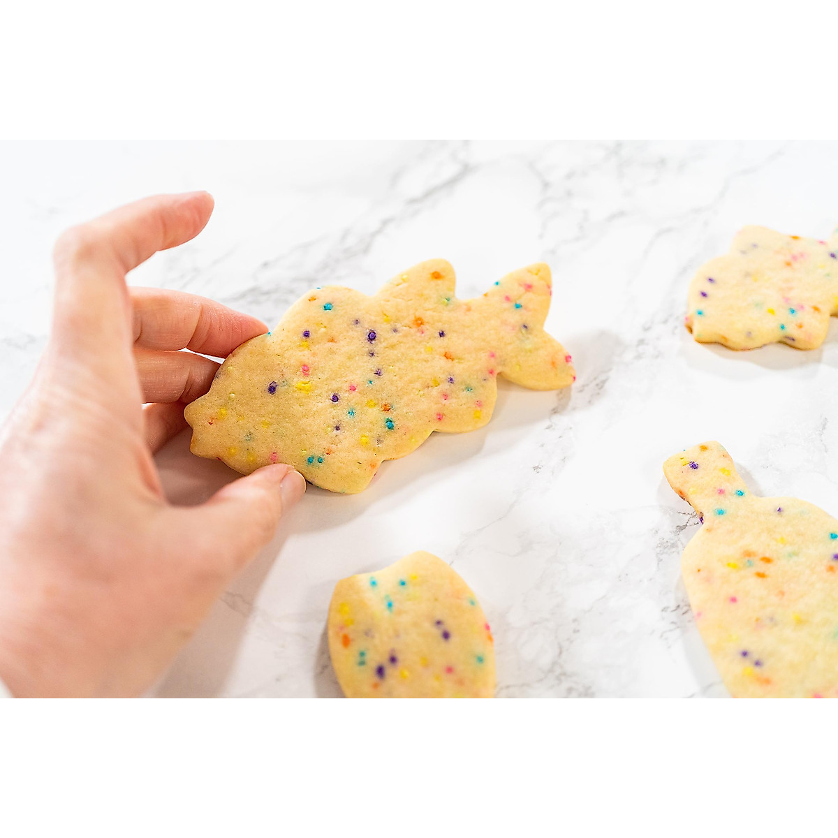 Bakerpan Stainless Steel Fish Cookie Cutter Shapes - Set of 2