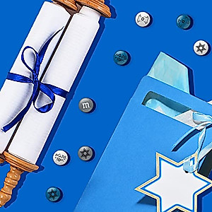 M&M'S Pre-Designed Bar Mitzvah Milk Chocolate Candy - 2lbs of Bulk Candy in Resealable Pack for the Bar Mitzvah Party Sweet Stuff for DIY Commemorative Bar Mitzvah Gift or Party Favors