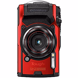 Olympus Tg-6 Tough Camera - Red + 32 GB Memory Card