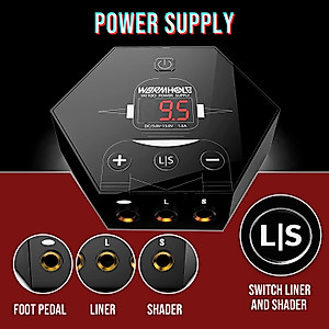 Wormhole Tattoo Machine Kit 20 Cartridge Needles Rotary Tattoo Machine Kit Complete Tattoo Gun Kit 10 Tatttoo Ink for Beginners & Tattoo Artist