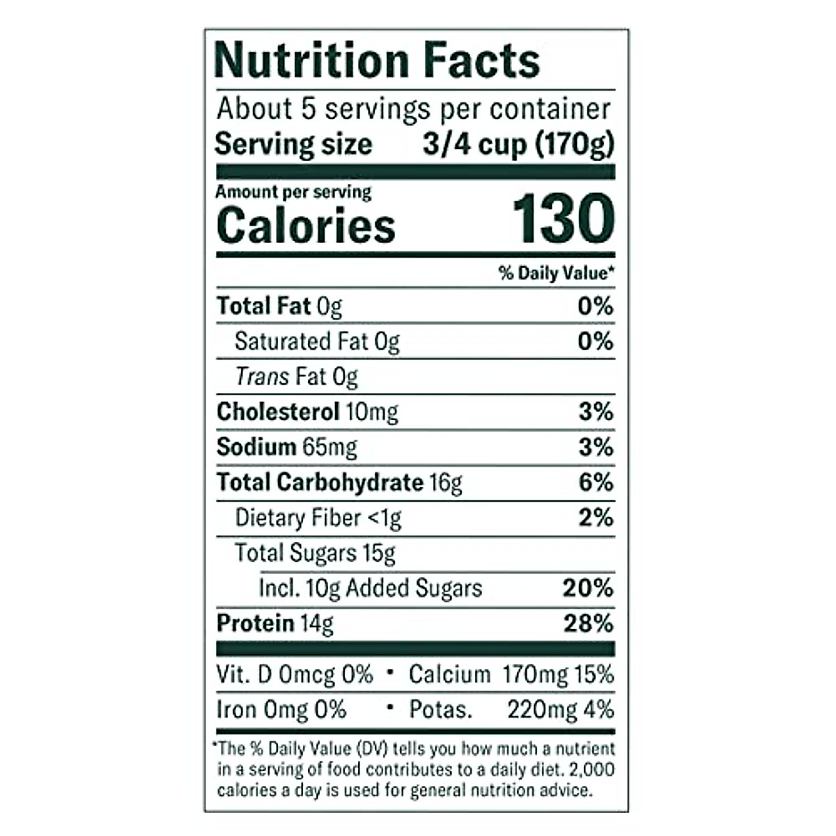 Chobani® Vanilla Blended Non-Fat Greek Yogurt 32oz