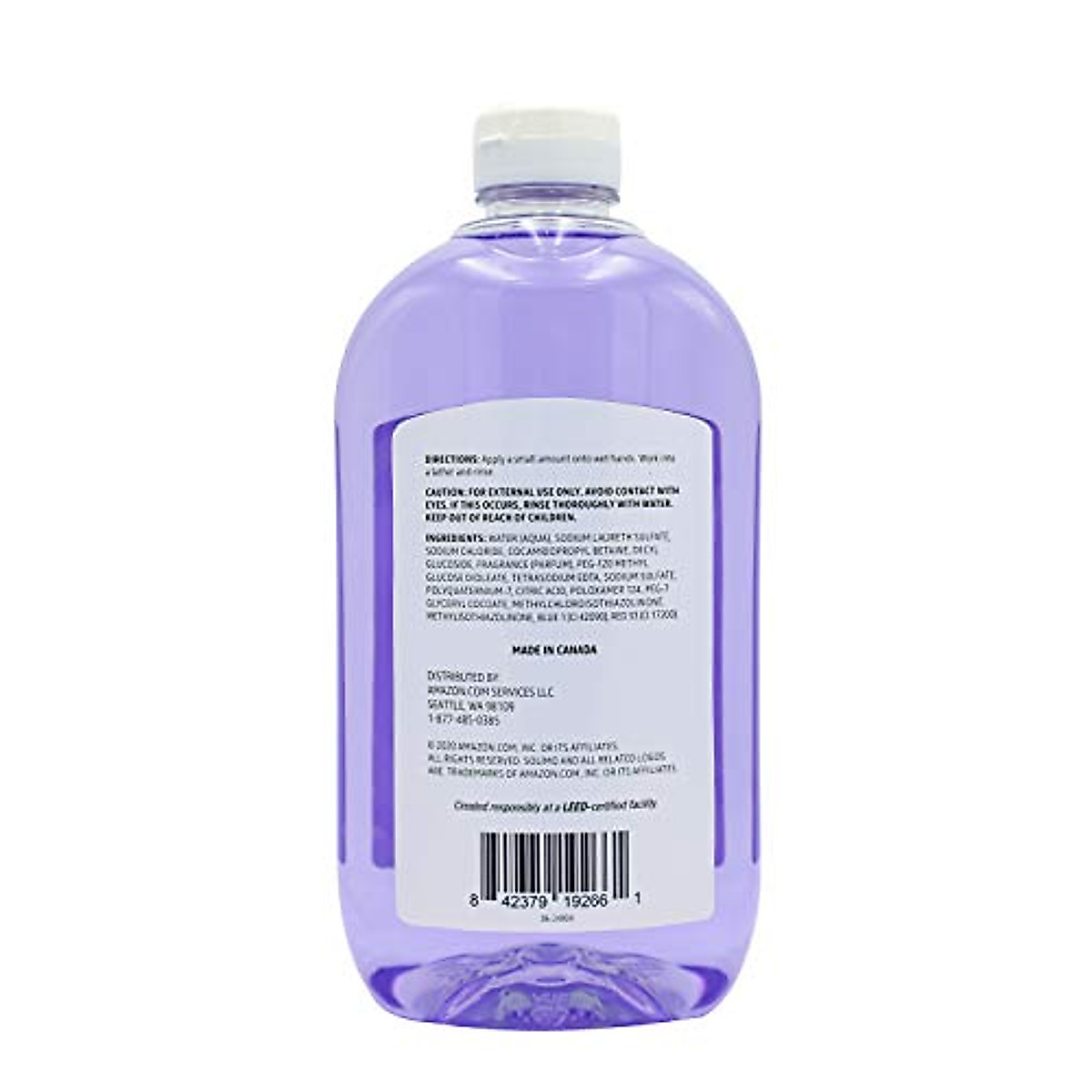 Amazon Brand - Solimo Original Fresh Liquid Hand Soap, 32 Fluid Ounce (Pack of 2)