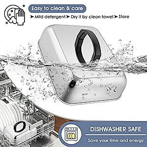 Cheese Melting Dome Set of 2, HaSteeL Stainless Steel Rectangular 9x7 Inch Basting Steaming Cover, Heavy Duty Metal Grill Dome for Flat Top Teppanyaki Barbecue Cooking Indoor/Outdoor, Dishwasher Safe