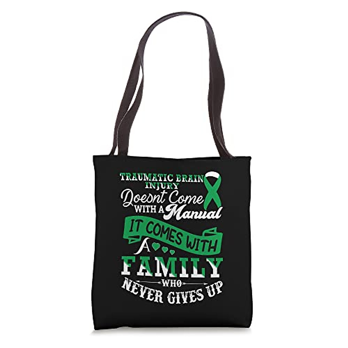 Traumatic Brain Injury Awareness Family Support Tote Bag