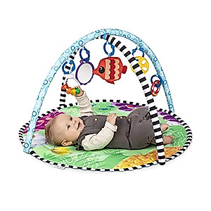 Baby Einstein Sea Floor Explorers 2-in-1 Water Mat Portable Tummy Time Activity Play Gym