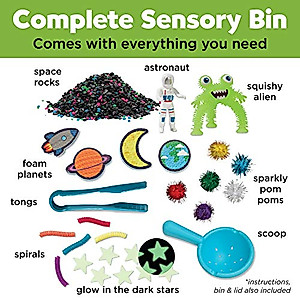 Creativity for Kids Sensory Bin: Outer Space - Preschool and Toddler Sensory Toys, Fine Motor Skills Toys and Sensory Activities for Kids Ages 3+