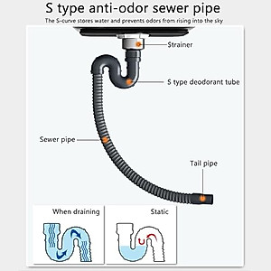 Stainless Steel Utility Sink,Single Bowl Free Standing Commercial Garage Laundry Room Indoor Outdoor Kitchen Sinks,Washing Hand Basin with Cold and Hot Water,for Farmhouse,Shop,Bathroom,Bar,Camping (