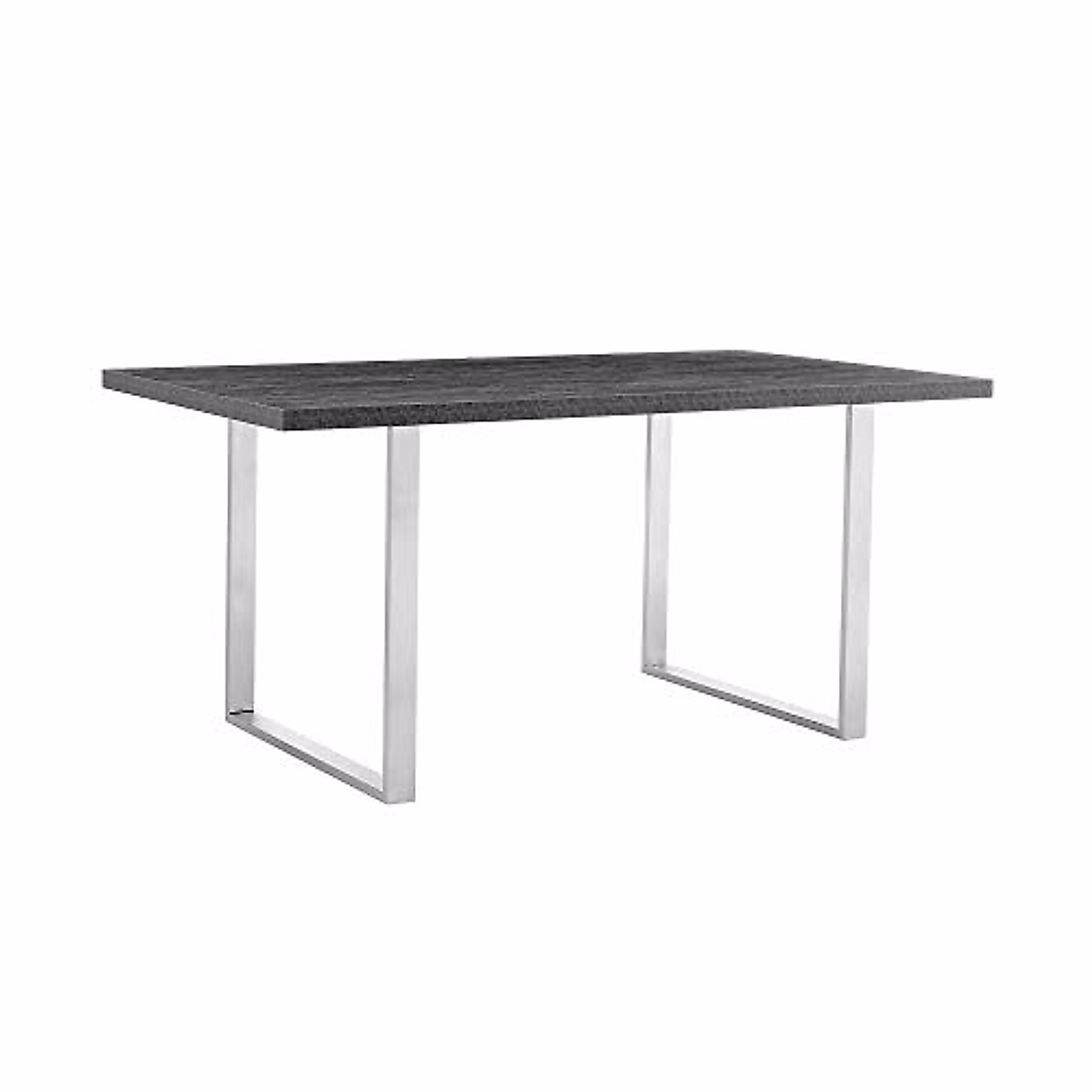 Armen Living Fenton and Gray Pacific 7 Piece Modern Rectangular Dining Set