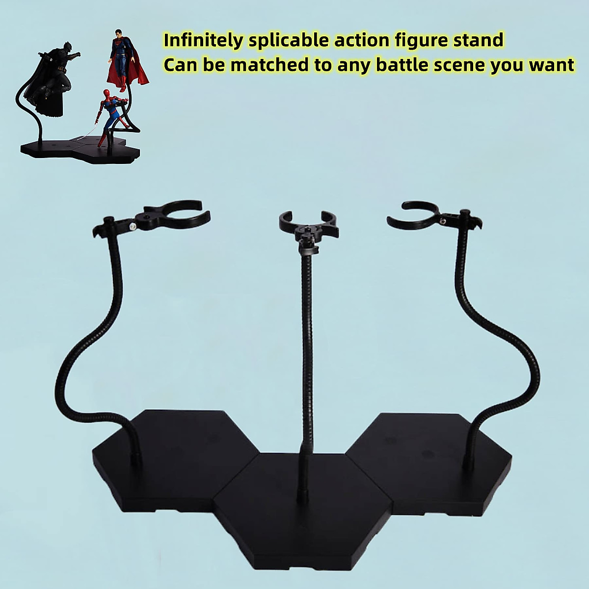 OUSHUO Doll Model Support Stand Action Figure Holder Action Figure Stand for 1/6 1/9 1/12 Scale Puppet Stand, Medium