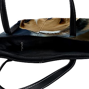 Women's Large Size Canvas Shoulder Bag Hobo Crossbody Handbag Casual Tote, Beagle Dog Animal