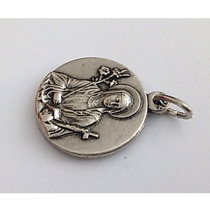 I G J Saint Catherine from Siena Silver Medal - The Patron Saints Medals