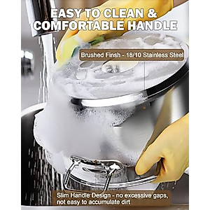 Cooks Standard 02616 Professional Grade Lid 30 Quart Stainless Steel Stockpot, Silver