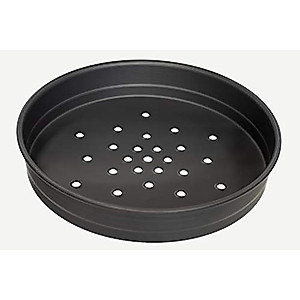 LloydPans Kitchenware USA Made Hard-Anodized 12 Inch Perforated Deep Dish Pizza Pan
