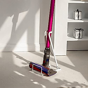 STAIC Vacuum Stand for Dyson V6 V7 V8 V10 V11 Stick Cleaner Steel Holder for Handheld Electric Broom Organization Storage Ideal Gift -White