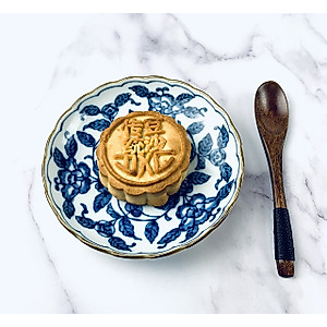 JapanBargain 2686x4, Set of 4 Wooden Dessert Spoons Coffee Spoons Yogurt Spoons Snack Spoons Ice Cream Spoons Small Children Spoons, 5-1/4 inch