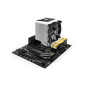 be quiet! Shadow Rock 3 White 190W TDP CPU Cooler | Intel-1700 1200 2066 1150 1151 1155 2011-3 Square ILM | AMD AM4 | Black | BK005