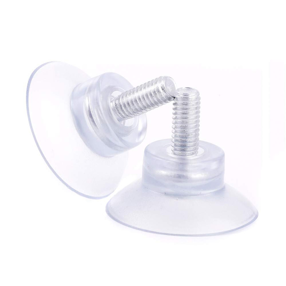 KINMAD 10 Pcs M6x13mm Rubber Strong Suction Cup Screw with Sucker Hanger Pads Diameter 35mm for Glass Table Tops