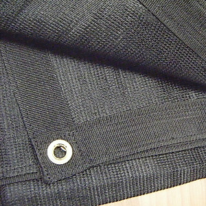 MP - Mighty Products 70% Shade Mesh/Net/Cloth/Tarp, Black, 10' x 30'