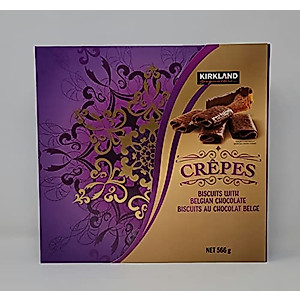 KIRKLAND SIGNATURE Crepes Biscuits With Chocolate 19.97 Oz, 20 Oz, Red / blue